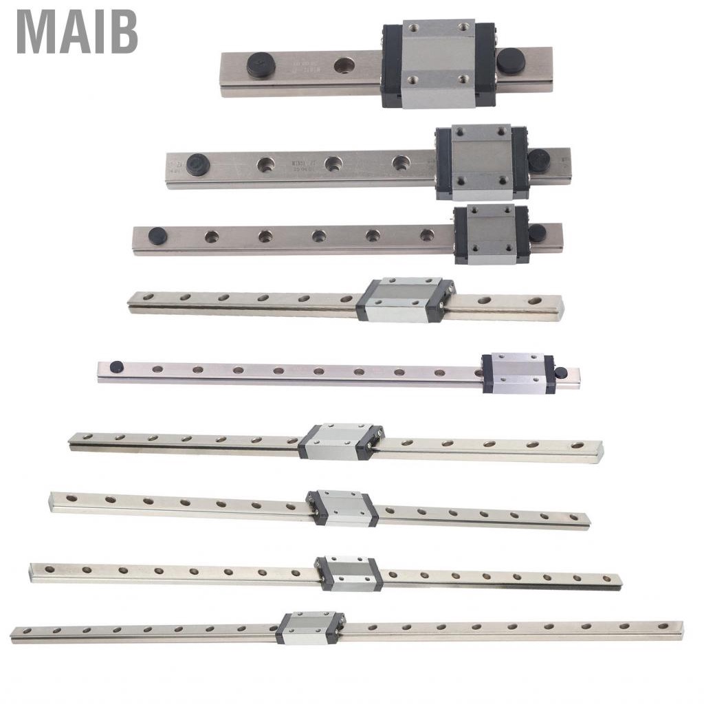 Maib Miniature Linear Rail Slide Guide 12mm Width Guide M3 Slider Thread | Shopee Thailand