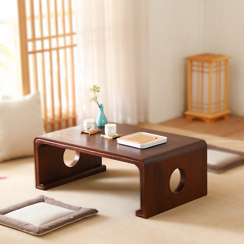 MOTTOMO Ancient Style Solid Wood Japanese Coffee/Tea Table | Shopee ...