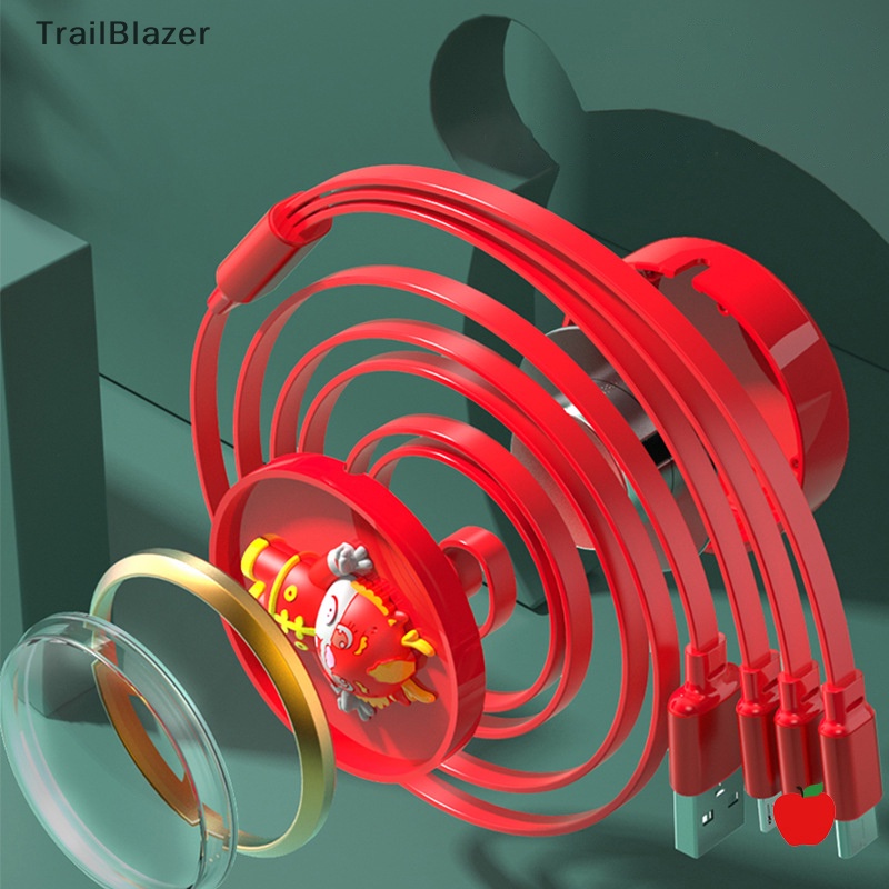 Tbth สายชาร์จ ลายการ์ตูนมังกรปีมังกร สามปี ยืดหดได้ ชาร์จเร็ว | Shopee ...