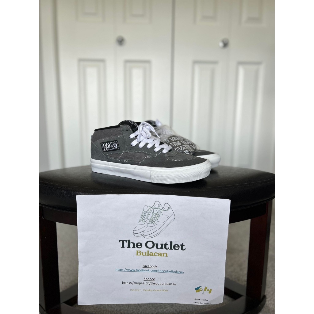 Vans Skate Half Cab Grey (Pro Series) | Shopee Thailand