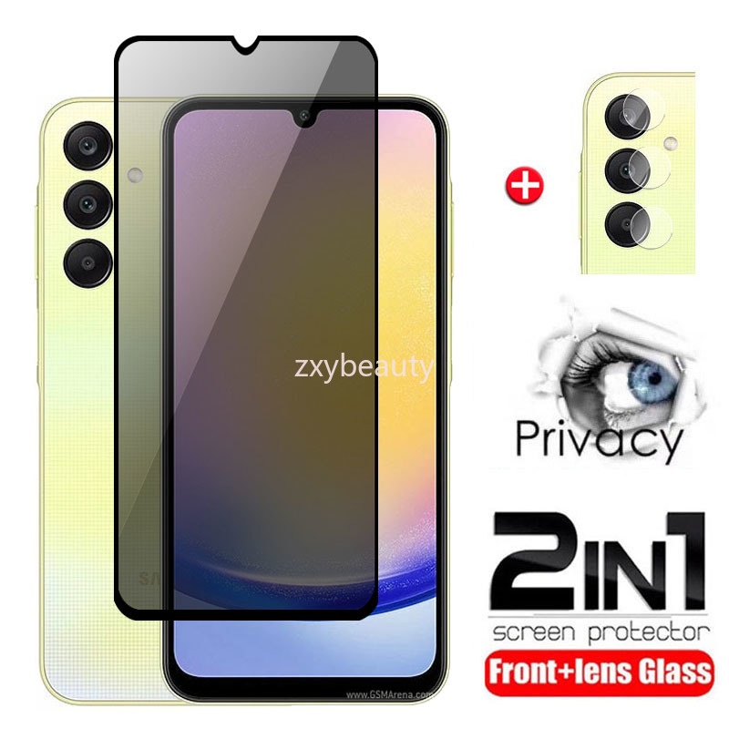 SAMSUNG 2in1 ความเป็นส่วนตัวกระจกนิรภัยสําหรับSamsung Galaxy A55 A56 A36 A26 A35 A16 LTE A25 5G ...