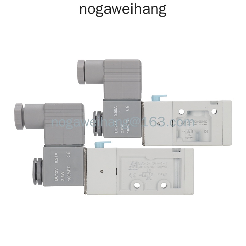 Mvsc-220-4e1 DC24 AC220 4E2C 4E2R MINDMAN วาล์วโซลินอยด์ สีทอง สไตล์ ...