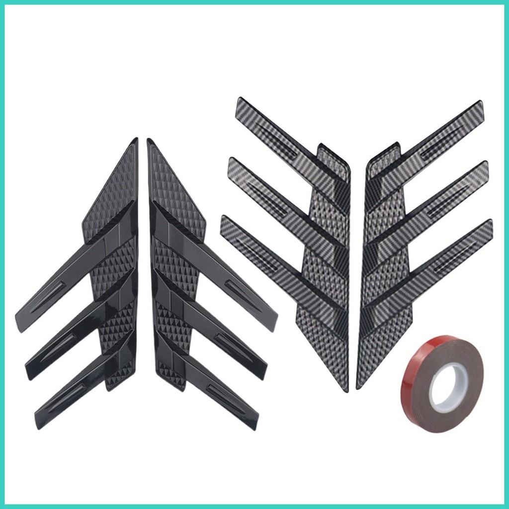 สปอยเลอร์หน้าต่างด้านหลังอุปกรณ์เสริมภายนอกรถยนต์แพคเกจลดเสียงรบกวนลม ...