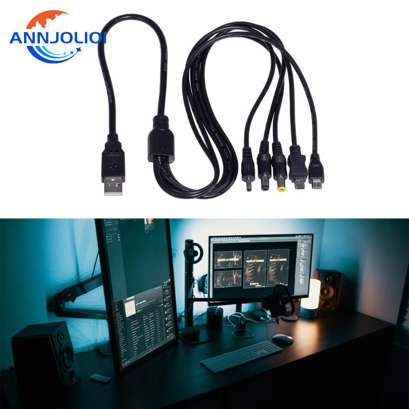 Ann สายชาร์จ USB 5V USB-A เป็น DC3 5x1 35 5 5x2 1 5 5x2 5 ขนาดเล็ก | Shopee Thailand