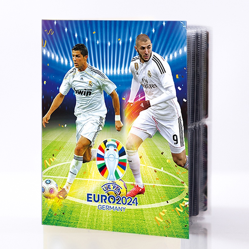 Football Star 240 Pcs Collection Cards Album Book Map European Cup ...