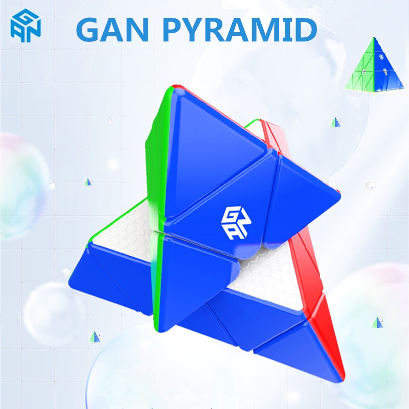 Gan Pyraminx ลูกบาศก์แม่เหล็ก พีระมิด UV 3x3 ของเล่นเสริมพัฒนาการเด็ก ...