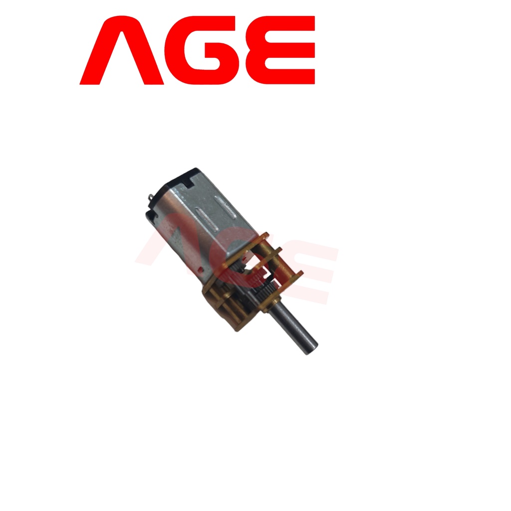 GA12-N20 6VDC 2000 RPM Micro Gear Motor มอเตอร์เกียร์ เฟืองโลหะ ...