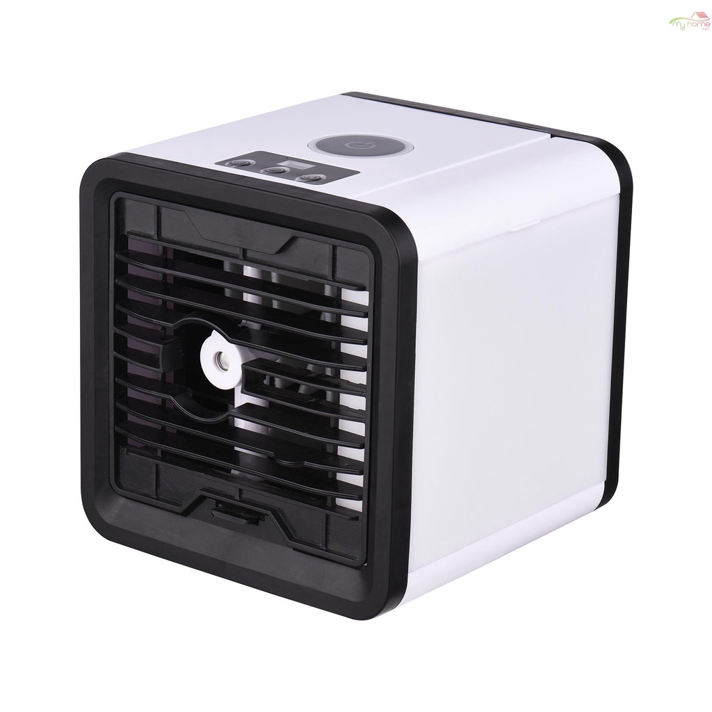 Mini Air Conditioner Fan Electric Fan with Humidifier 3 Wind Speeds ...