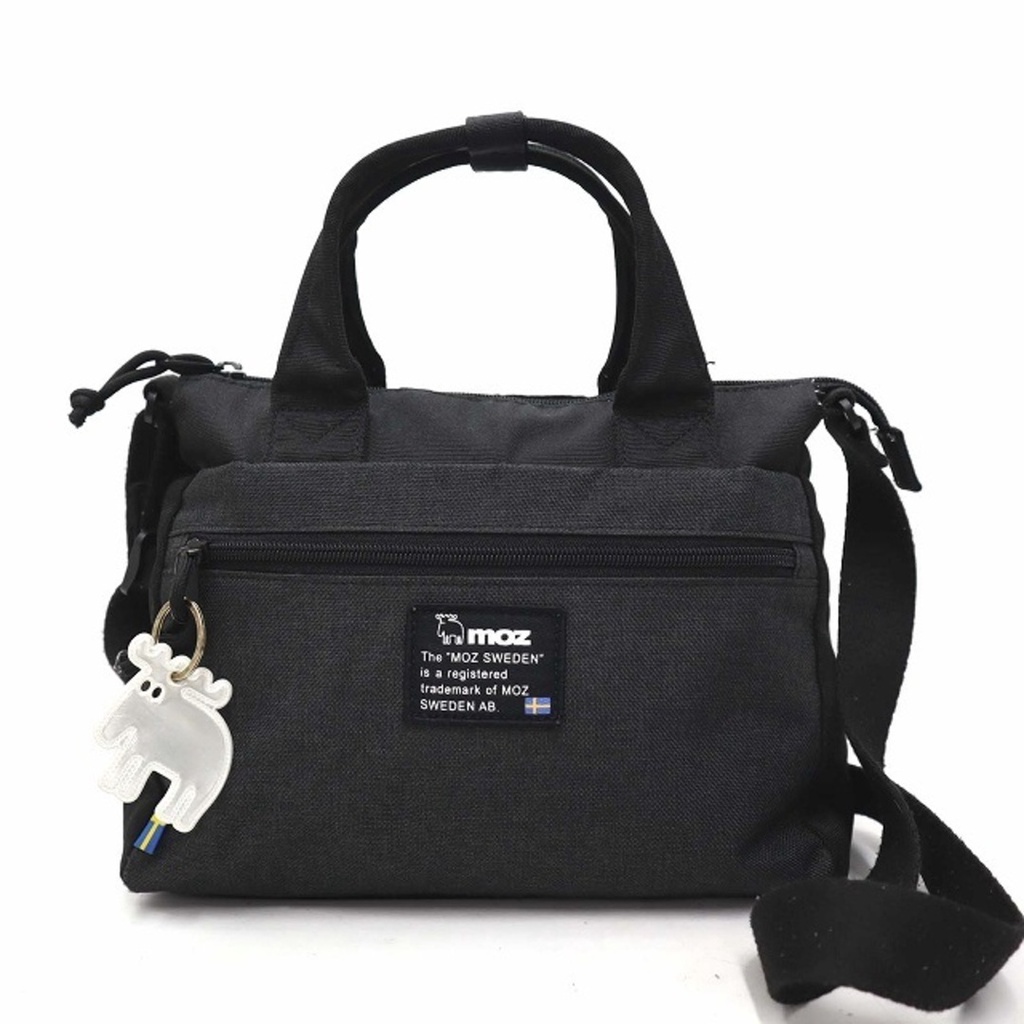 Mozu MOZ Scandinavian Brand 2 Way Shoulder Mini Tote Bag Black Direct from Japan Secondhand ...