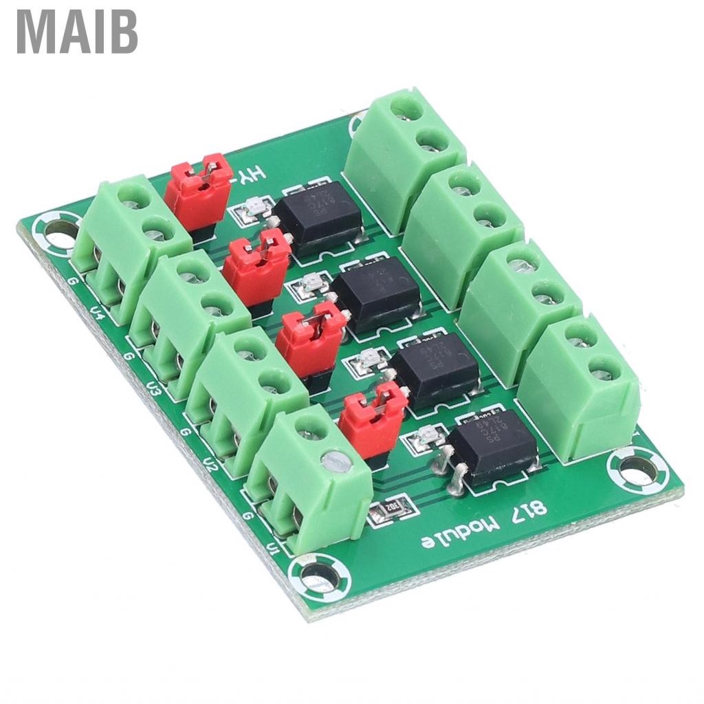 Maib 4 Channel 817 Optocoupler Isolation Board Photoelectric Isolated ...