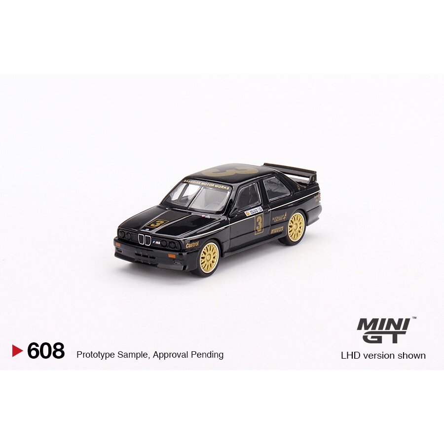 MINI GT No.608 BMW M3 #3 JPS Team BMW 1987 ATCC Championship Winner ...