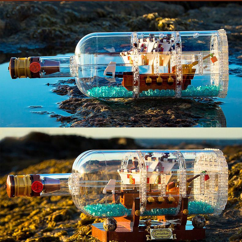 เข้ากันได้กับ LEGO 21313 Collection Ship in a Bottle building block ...