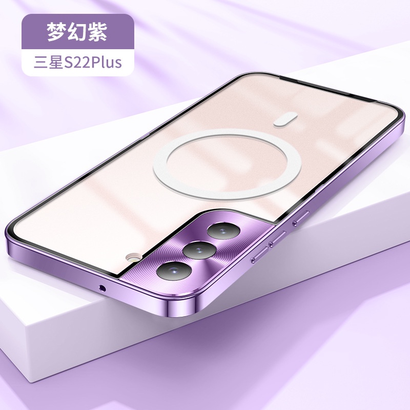 เคสโทรศัพท์มือถือ กรอบโลหะ อะคริลิค ป้องกัน ปิดด้านหลัง สําหรับ Samsung S22 S22P S22U | Shopee ...