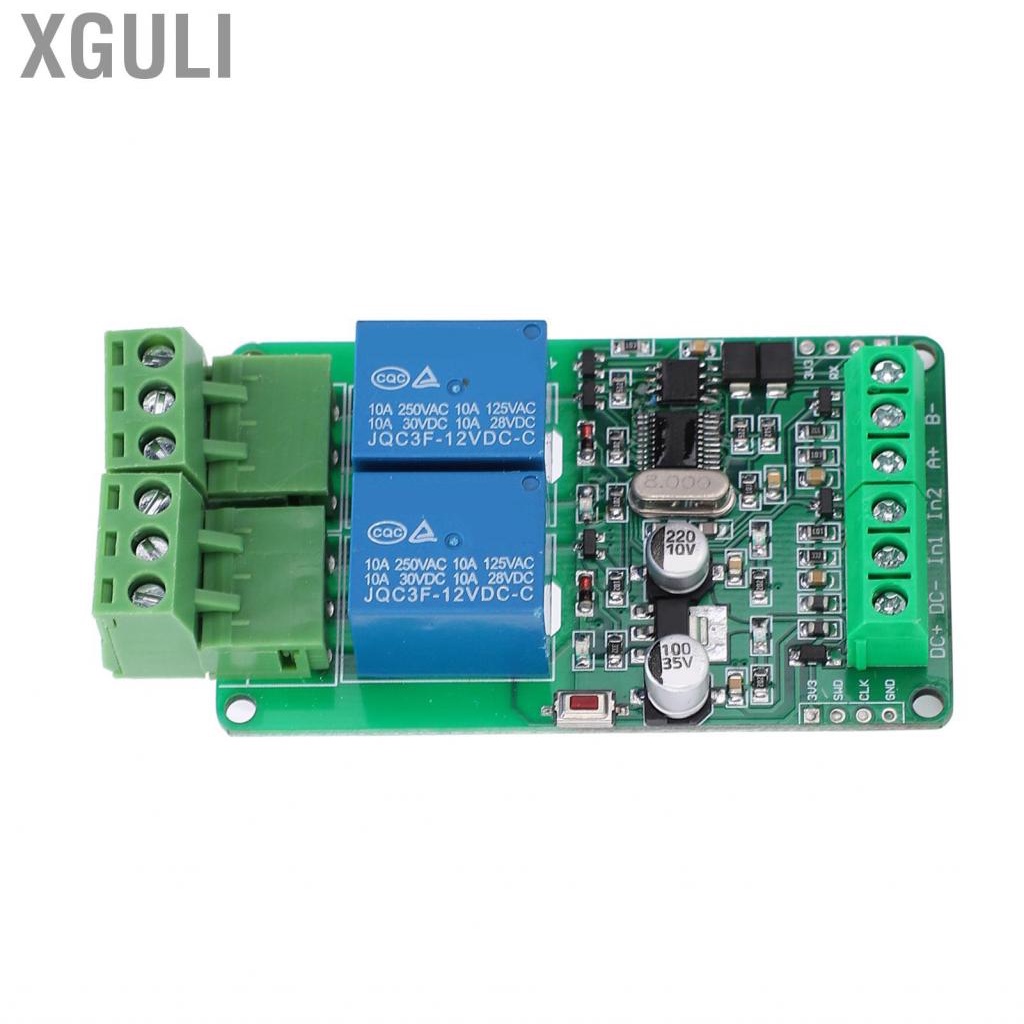 Xguli DC 12V 2 Channel Relay Module Switch Quantity Inputs For RS485/TTL Communication | Shopee ...