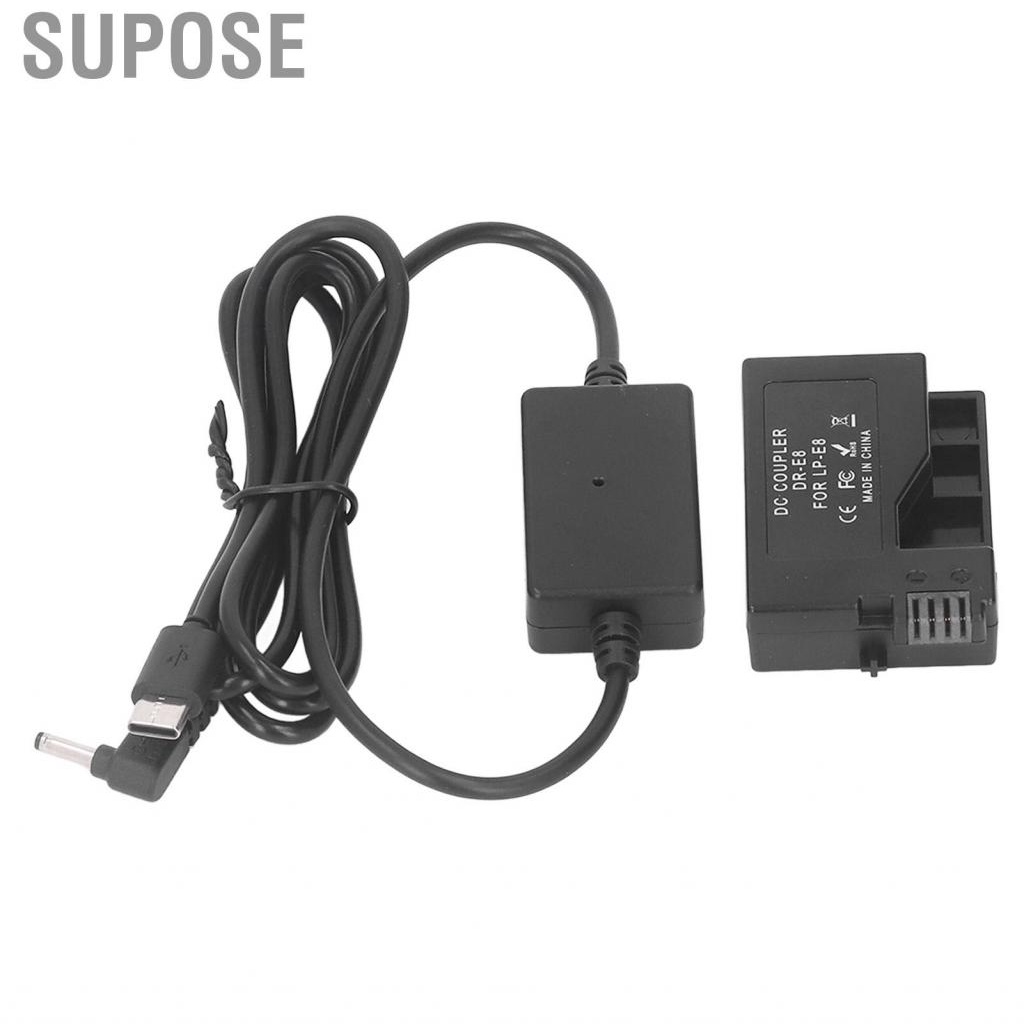 Supose DR E8 DC Coupler LP Dummy Battery Type C Power Adapter Kit For ...