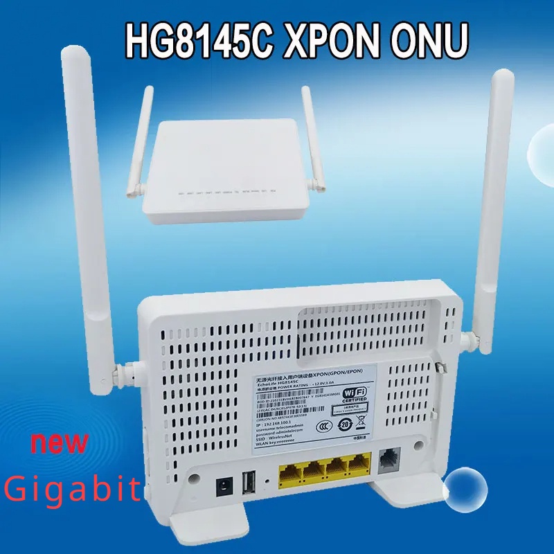 Gpon ONU EPON HG8145C XPON ONT eradial พร้อม 1GE + 3FE + vice + 2.4Gwifi ซอฟต์แวร์ภาษาอังกฤษเข้า ...