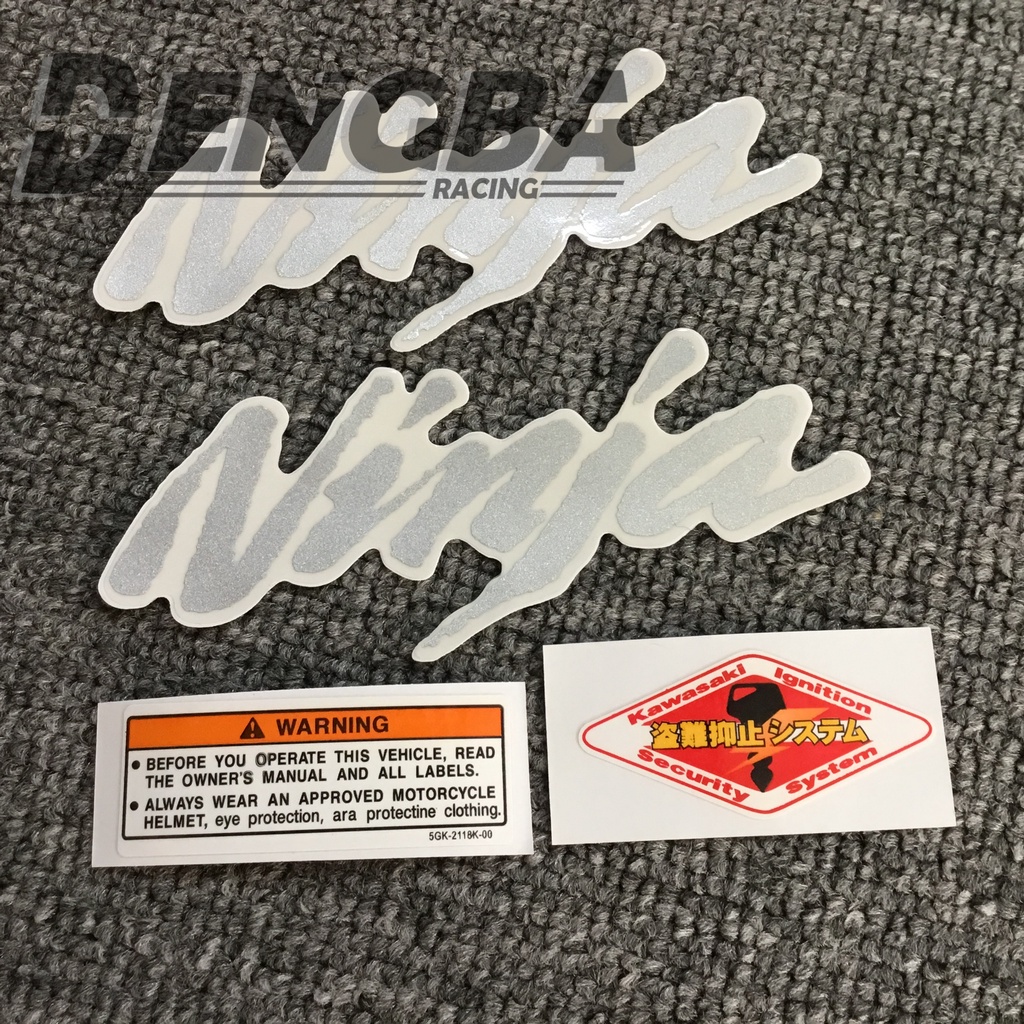 ขายดี สติกเกอร์โลโก้ถังน้ํามันรถจักรยานยนต์ Kawasaki Ninja250 300 400 Ninja ZX-6R 10R 14R ...