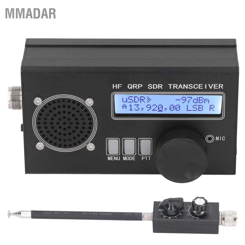 MMADAR SDR คลื่นวิทยุคลื่นสั้น Transceiver USDR USDX Mini 8 Band SSB CW ...