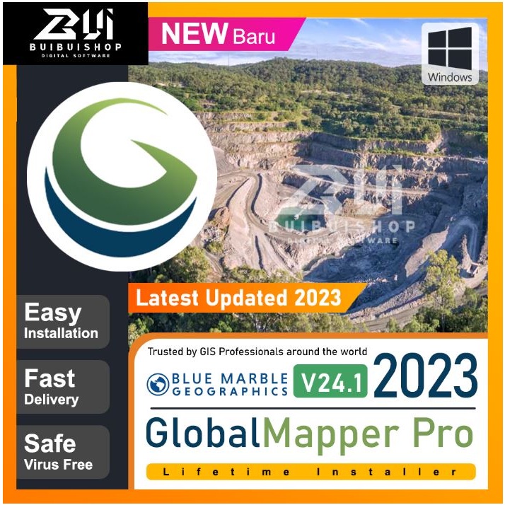Global Mapper Pro 24.1 l Latest 2023 l Windows | Shopee Thailand