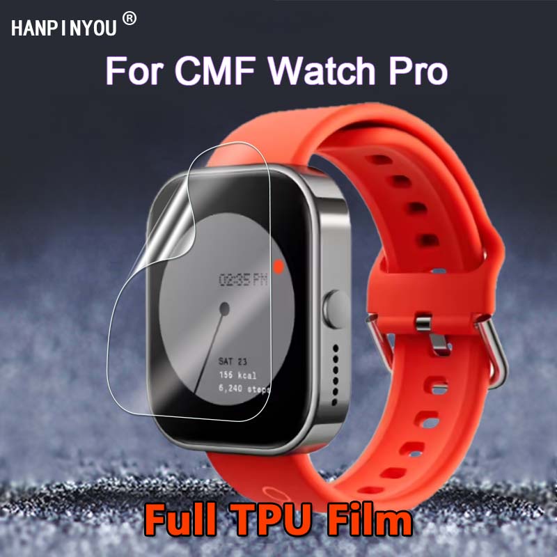 สําหรับ CMF Watch Pro SmartWatch Ultra Slim ใสนุ่ม TPU ฟิล์มกันรอยหน้า ...