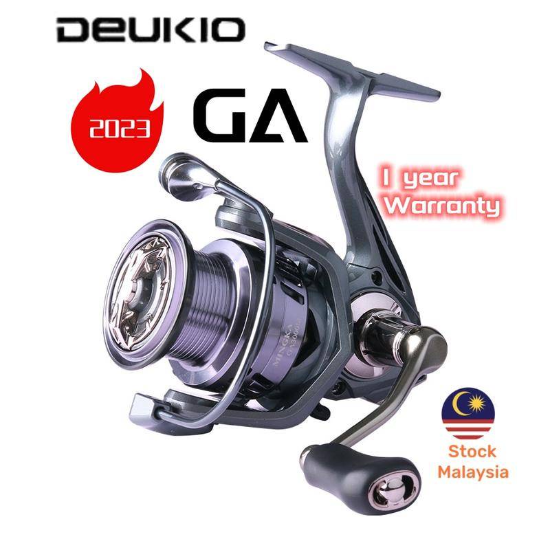 Deukio GA Reel Pancing Laut 5 + 1BB MAX DRAG 15KG - ตัวถังโลหะสเตนเลสสตีล สัมผัสน้ําเค็ม ...