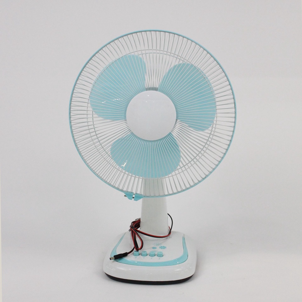 พัดลมคีบแบตเตอรี่12v แบบตั้งโต๊ะ Dc table fan รุ่น12นิ้ว พร้อมส่งในไทย ...