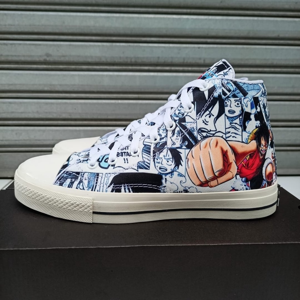 All STAR CONVERSE 70s ANIME MOTIF LUFFY ONE PIECE HIGH PREMIUM Shoes ...