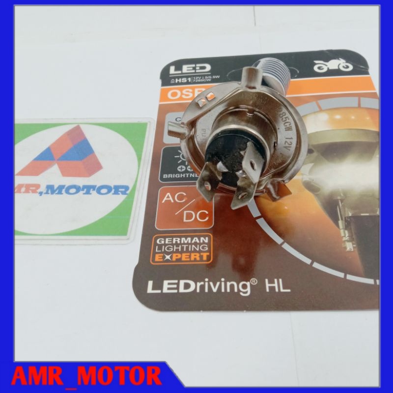 หลอดไฟ OSRAM H4 HS1 LED Votre FI VERZA CB150R CBR150 UNIVERSAL COOL WHITE-6000-KELVIN 12V 5 5 5W ...