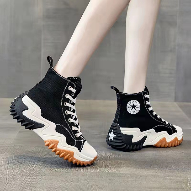 Converse Run Star Motion High Cut Running Sneaker Shoes สำหรับผู้ชายและ ...