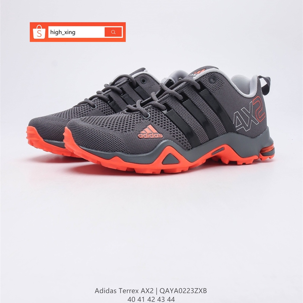 100% Original Adidas Terrex AX2 Gray Orange Casual Sneakers shoes for ...