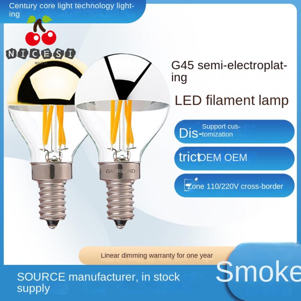 Nicesi หลอดไฟคริสตัล LED 4W สีขาวอบอุ่น 2023 E12 E14 E26 E27 | Shopee Thailand