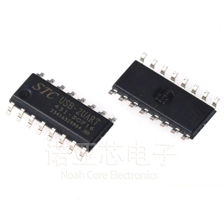 ใหม่ ของแท้ ชิพ IC STC USB-2UART-45I-SOP16 USB เป็นพอร์ตอนุกรมคู่ ...