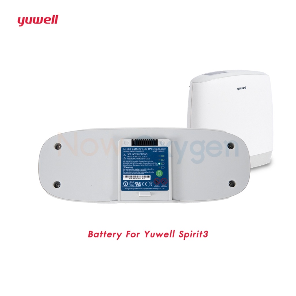 แบตเตอรี่ เครื่องผลิตออกซิเจนพกพา Yuwell Spirit 3 รับประกัน 1 ปี ...