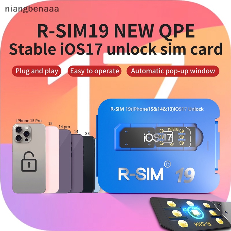 (niangbenaaa) R Sim 19 พร้อม QPE สําหรับ Version17 กระป๋อง IP7 เป็น IP15 ใหม่ | Shopee Thailand