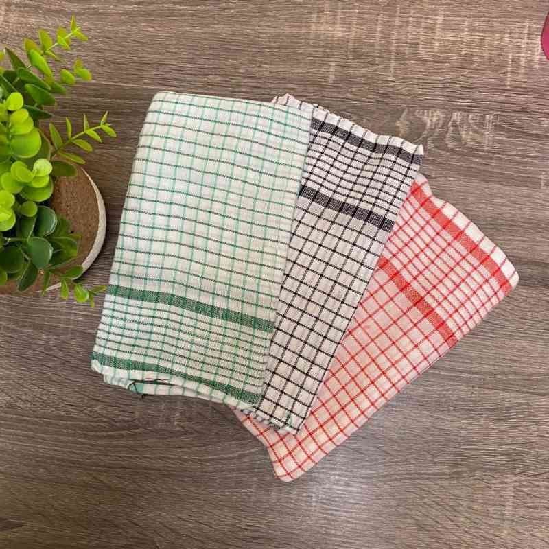 Gg [RETAIL 1 ชิ้น] CHECK MOTIF NAPKINS / KITCHEN LEGEND WIPE CLOTH ...