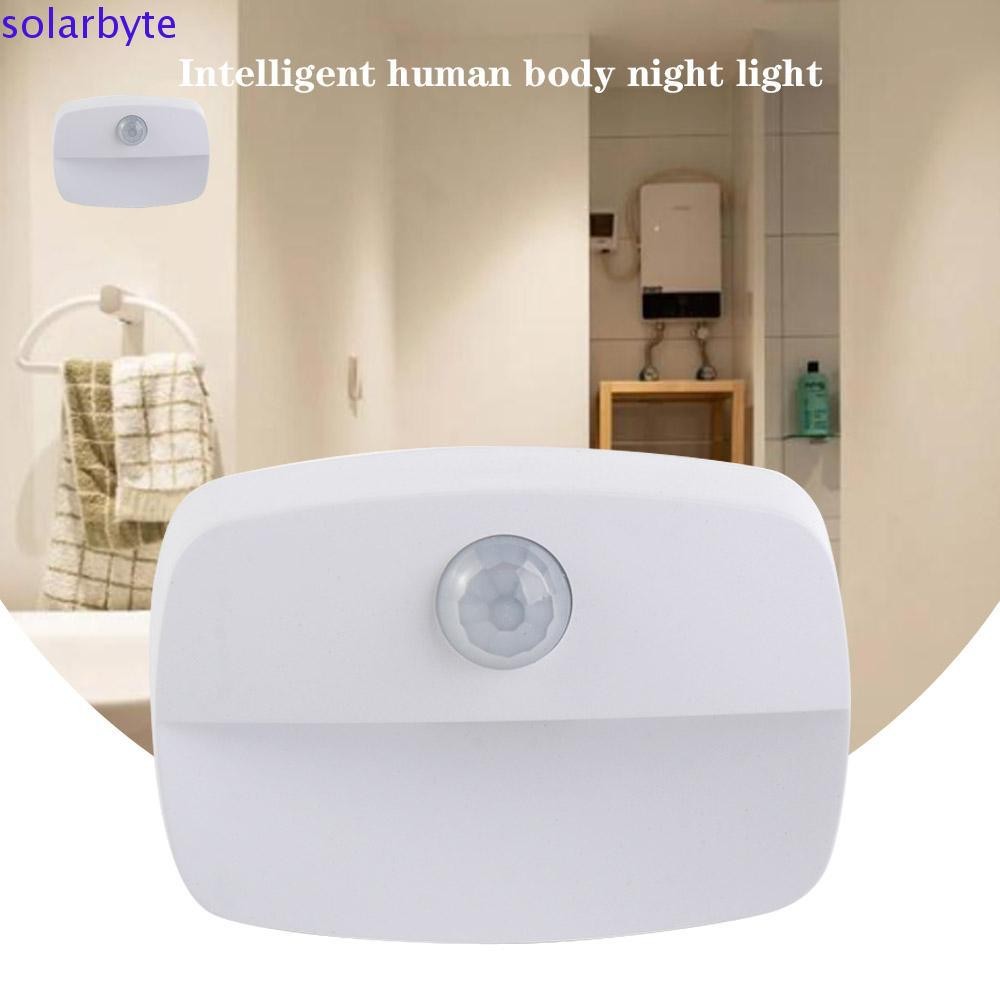 Solarbyte Induction Night Ligh Motion Sensor สีขาวเย็นโคมไฟติดผนังตู้ Light Saving Night โคมไฟ ...