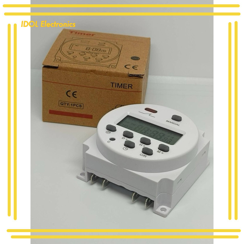ราคาถูก! CN101A timer ตั้งเวลาขนาดเล็กควบคุมเวลาสวิทช์ควบคุมเวลา Power Timer 12V24V220V | Shopee ...