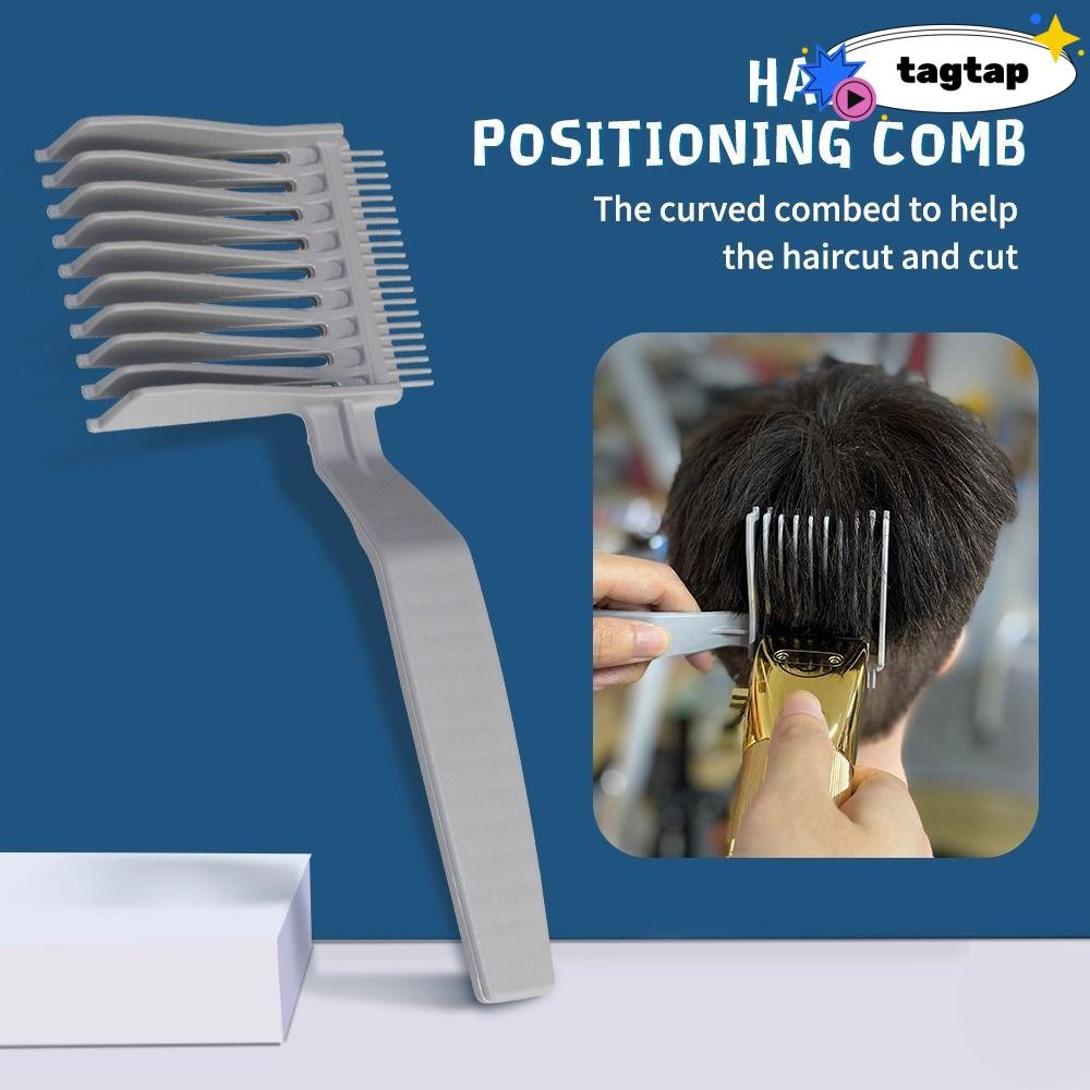 Tagtap ช่างตัดผม Fade Combs, Clipper หวีตัดผมพลาสติก, ออกแบบตามหลักสรีระศาสตร์ผู้ชายเครื่องมือ ...
