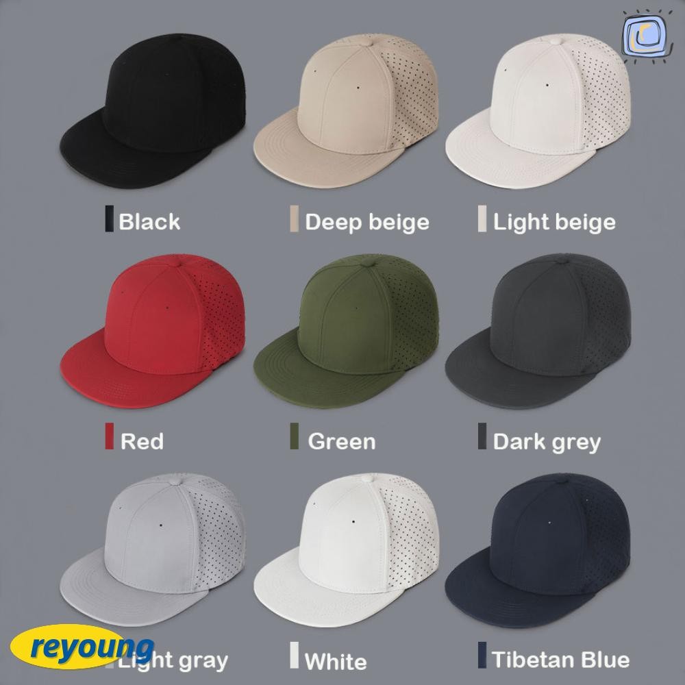 Reyoung Mens Baseball Cap, Causal Solid Trucker Hat, 6 แผง Breathable Full Closed Hip Hop Hat ...