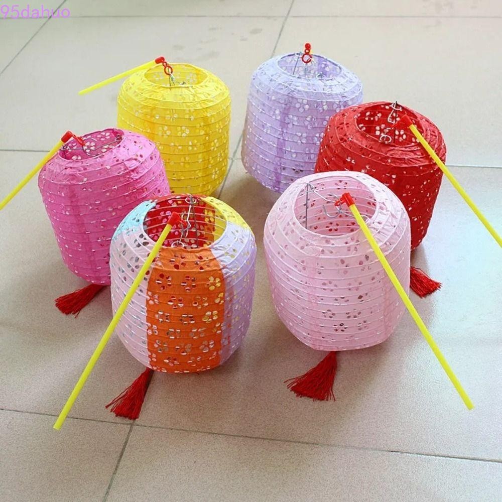 โคมไฟกระดาษ DAHUO, โคมไฟแขวนทรงกระบอกแบบพกพาสไตล์จีน, DIY ประณีต ... โคมไฟกระดาษ DAHUO, โคมไฟแขวนทรงกระบอกแบบพกพาสไตล์จีน, DIY ประณีต ...