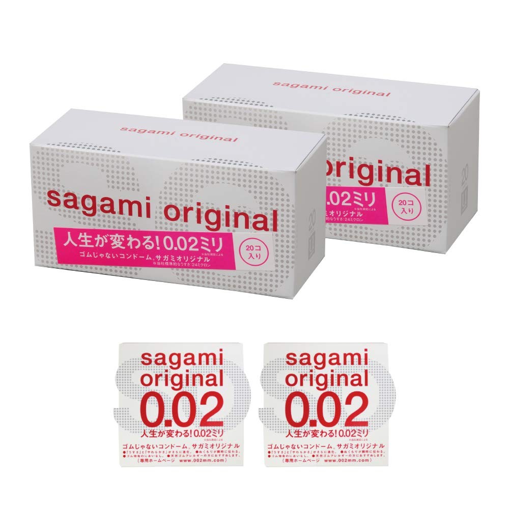 [Amazon.co.jp Limited] Sagami Original 002 20 ชิ้น x 2 แพ็ค + รวมโบนัส (Sagami Original 002 1 ...