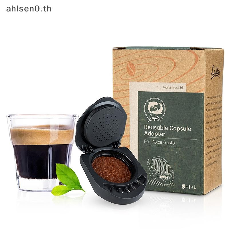 Ahlsen0 อะแดปเตอร์แคปซูลแบบใช้ซ้ําได้สําหรับกาแฟ Dolce Gusto แปลงเข้ากันได้กับ Genio th | Shopee ...