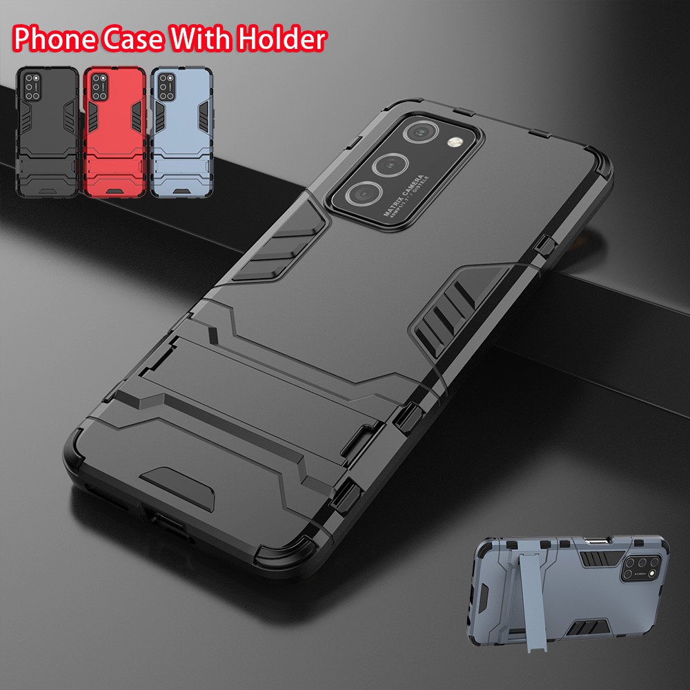ใหม่ เคสโทรศัพท์มือถือแบบนิ่ม แข็ง กันกระแทก พร้อมที่ตั้งวาง สําหรับ Huawei P40 Pro Plus HONOR ...