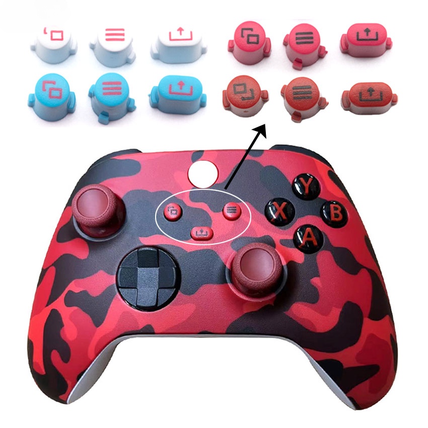 Sharing Selection Menu Home Start กลับโลโก้ปุ่มคีย์สําหรับ Xbox Series ...