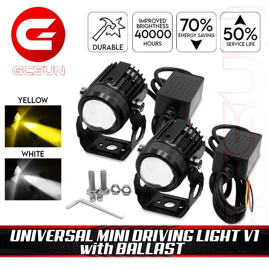 DRX Mini Driving Light V2 Universal - GCSUN | Shopee Thailand