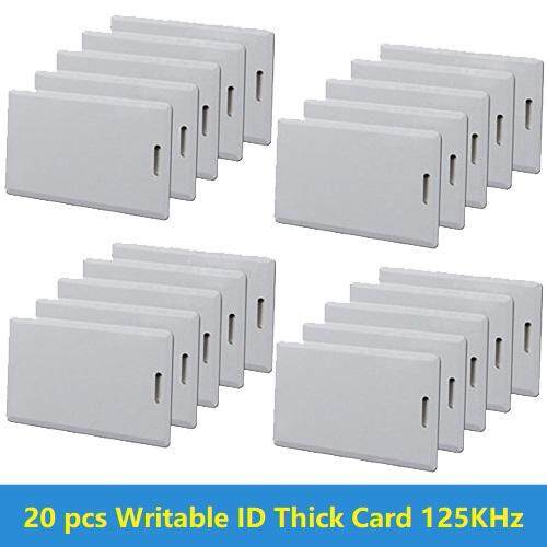 Thick Card 125kHz Writable Rewrite T5577 RFID ID Keycard for RFID ...