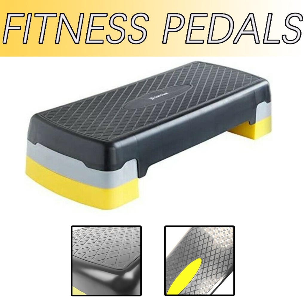 Floor Fitness Aerobic Step Board Cardio Yoga Pedal Stepper Gym Workout ...