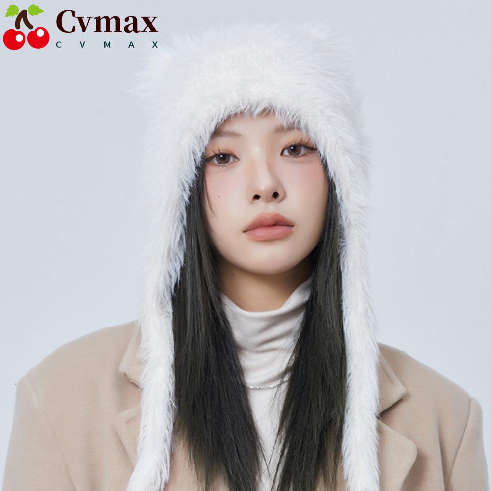 Cvmax หมวกบีนนี่ ผ้าวูล แต่งหูแมว แบบนิ่ม ป้องกันหู ให้ความอบอุ่น สําหรับเด็กผู้หญิง | Shopee ...