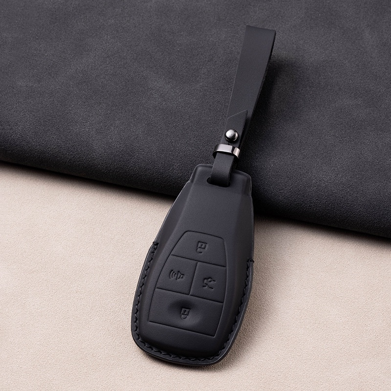 เคสกุญแจรีโมทรถยนต์ หนังวัวแท้ หรูหรา สําหรับ Beijing Baic Senova X25 ...