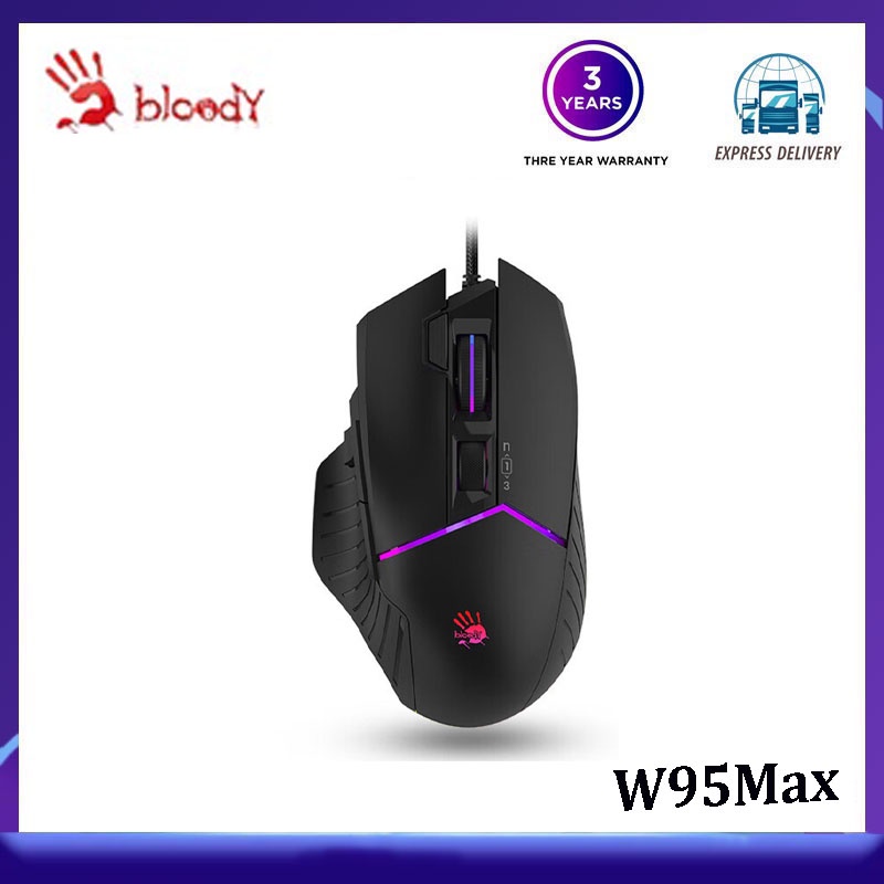 Bloody W95Max เมาส์เล่นเกม แบบใช้สาย สําหรับคอมพิวเตอร์ แล็ปท็อป ...